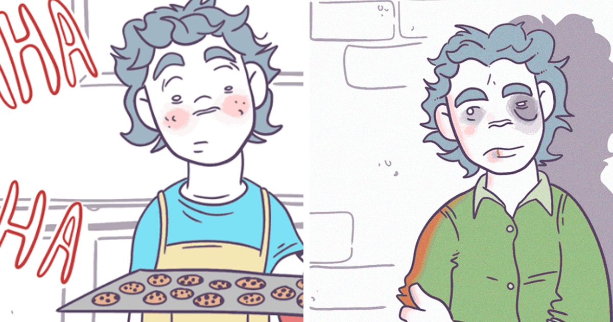 This Artist Created A Powerful Comic Showing The Negative Effects Toxic ...