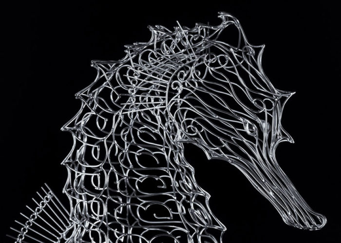 This Artist Turns Steel Wire Into Beautiful Metal Masterpieces That ...