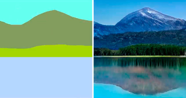 This New Tool By Nvidia Will Allow You To Turn Doodles Into Landscapes ...