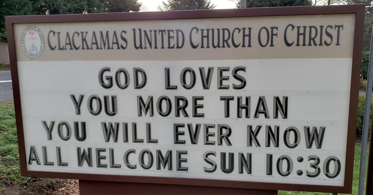 30 Wholesome Signs By The Clackamas United Church of Christ | DeMilked
