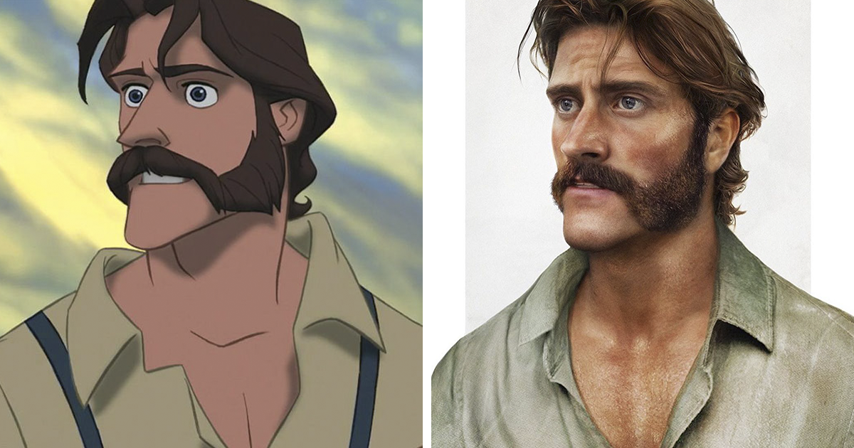 Artist Reimagines 5 Disney Dads As Real People And They Look Like ...