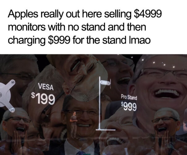 Apple Just Announced A $999 Monitor Stand And People Instantly Started ...
