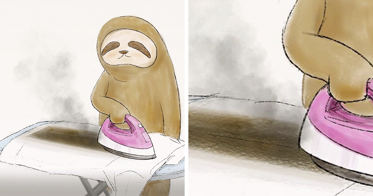 30 Sloth Problems Illustrated By Japanese Artist Keigo | DeMilked