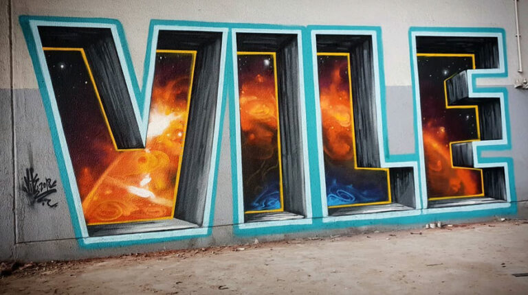 This Graffiti Artist Makes Walls Appear Transparent Using Nothing But ...