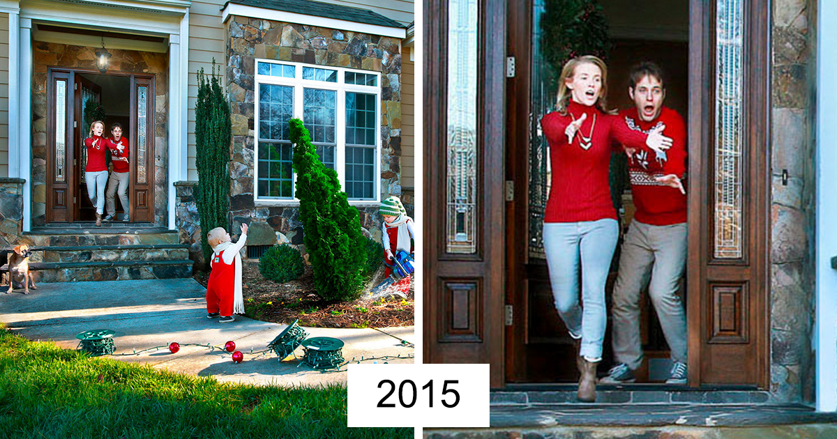 This Family Has Been Creating Crazy "Real Life" Christmas Cards For 6 ...
