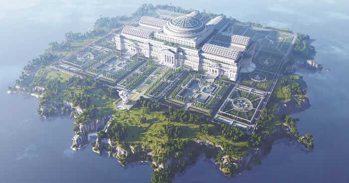 24 People Built A Giant Library In Minecraft That Helps Fight ...
