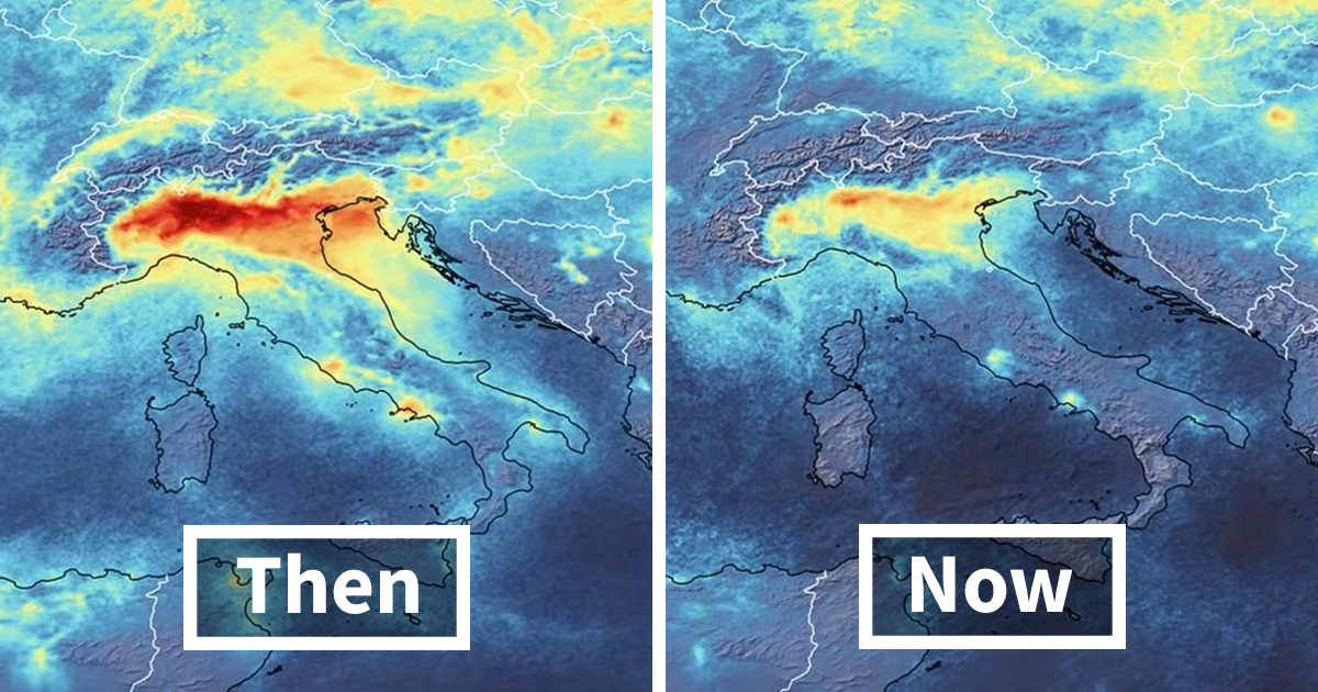 Satellite Photos Show A Dramatic Decrease In Pollution Above Italy ...