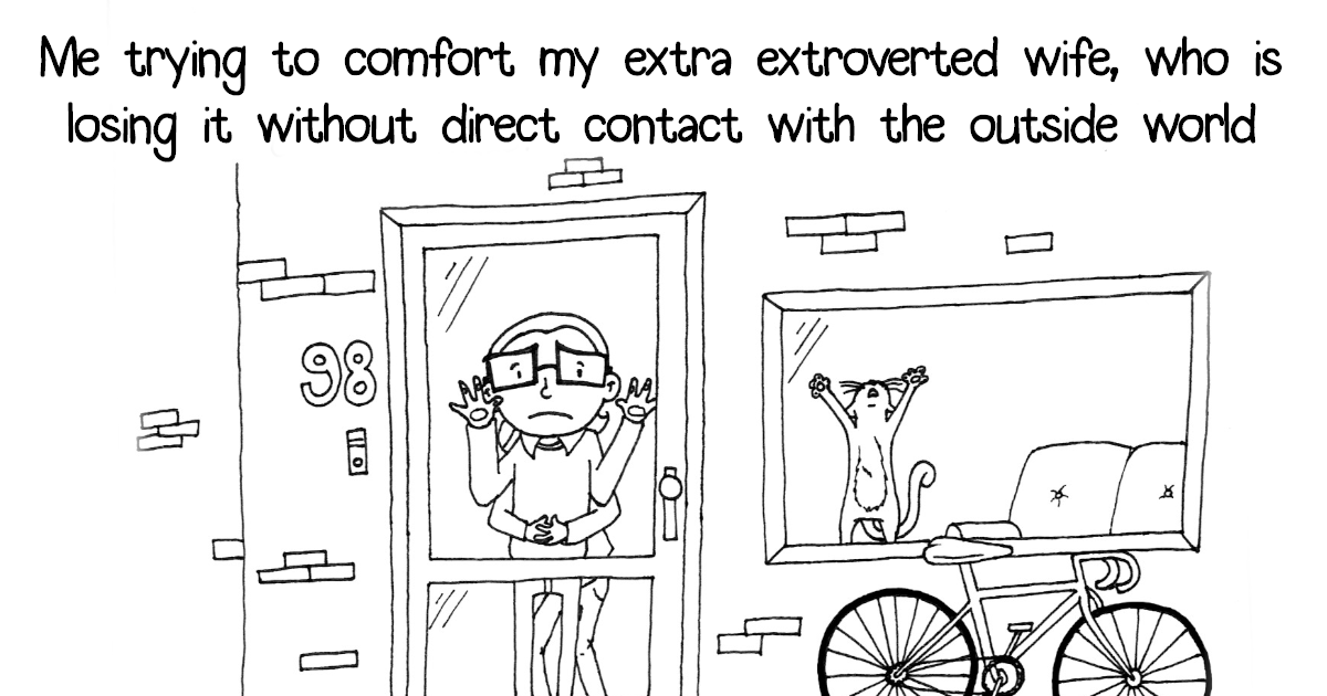 Artist Illustrates How Introverts Feel During The Coronavirus ...