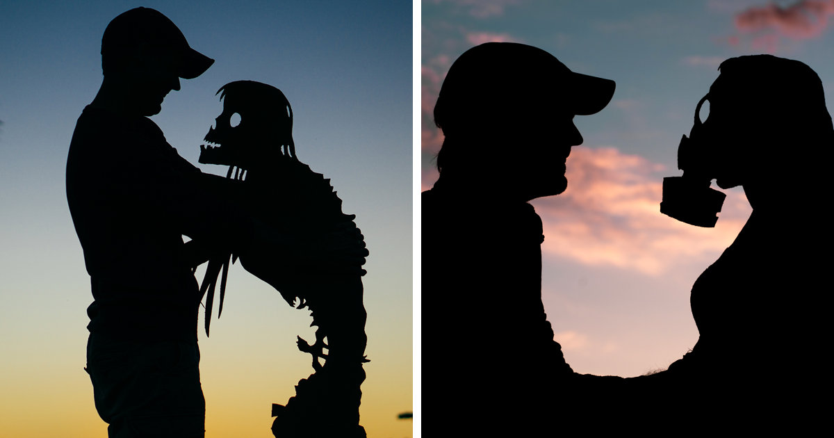 Photographer Combines Cardboard Cutouts And Sunsets To Create Funny ...