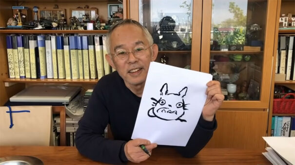 Studio Ghibli Producer Toshio Suzuki Teaches You How To Draw Totoro ...