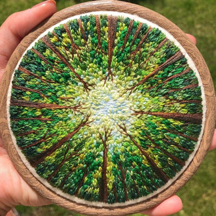 UK-Based Embroidery Artist Sew Beautiful Creates Beautiful Landscapes ...