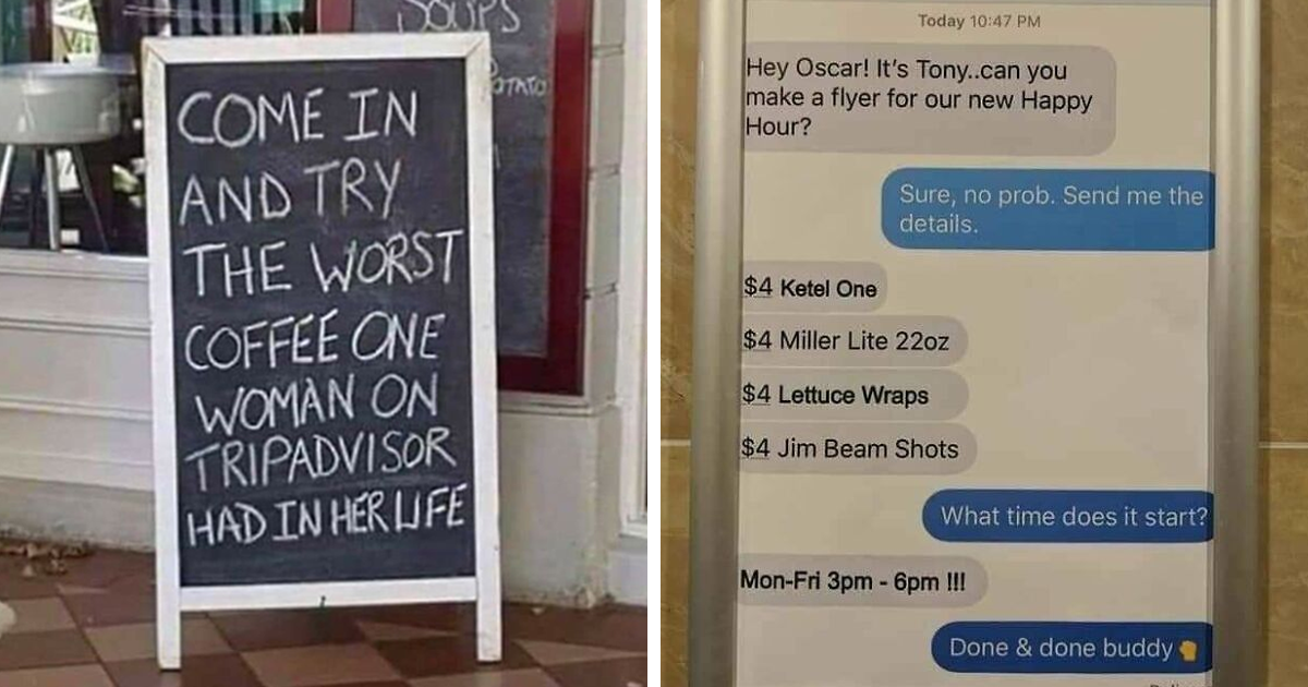 30 Of The Funniest Signs Shared To This Online Group | DeMilked