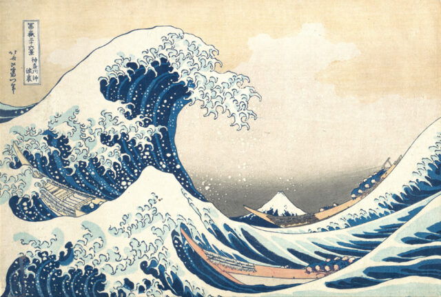 Japanese LEGO Artist Recreates Hokusai's "The Great Wave Off Kanagawa ...