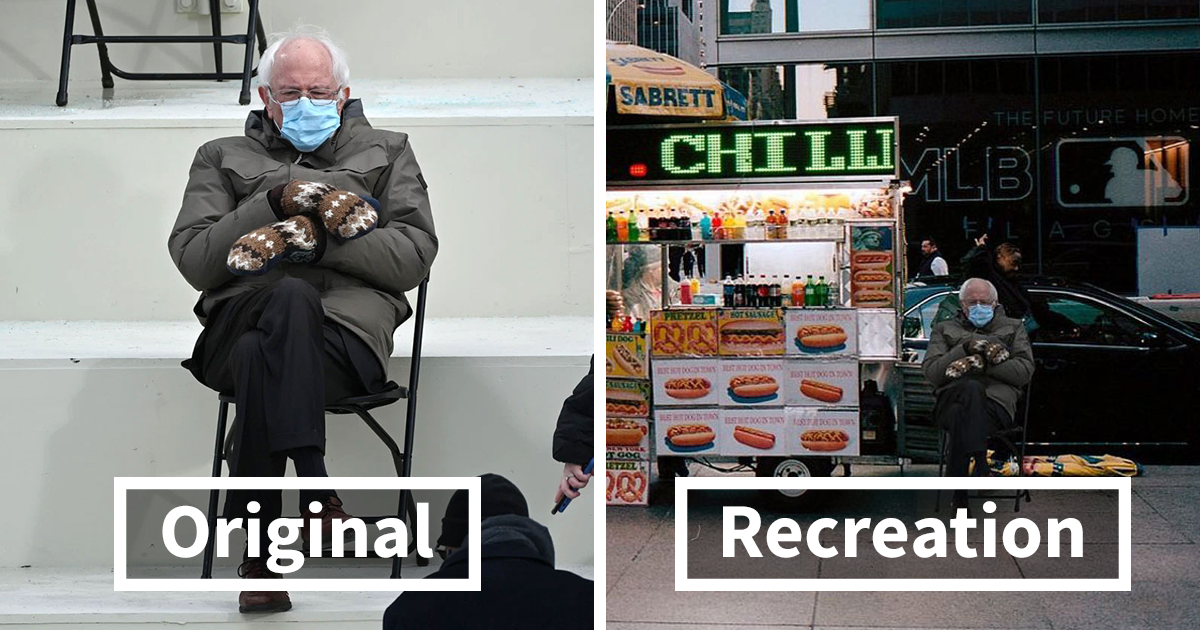 30 Of The Funniest Memes Featuring Bernie Sanders' Inauguration Photo ...