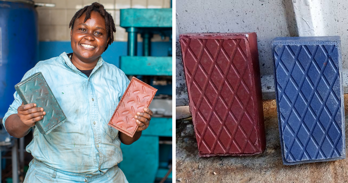 This Kenyan Company Is Turning Plastic Waste Into Bricks | DeMilked