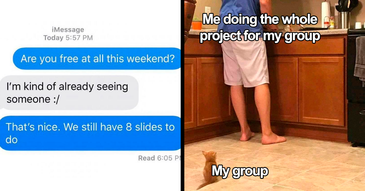 People Are Publicly Shaming The Worst Group Project Partners They Had ...