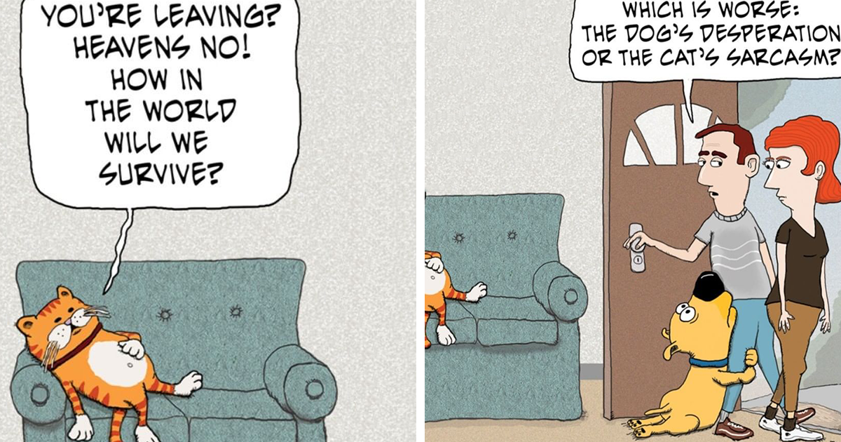 20 Times This Artist Used Animals To Convey His Silly Humor | DeMilked
