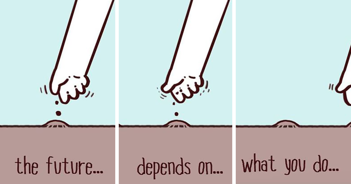 These Wholesome Illustrations With Positive Words Will Boost Your ...