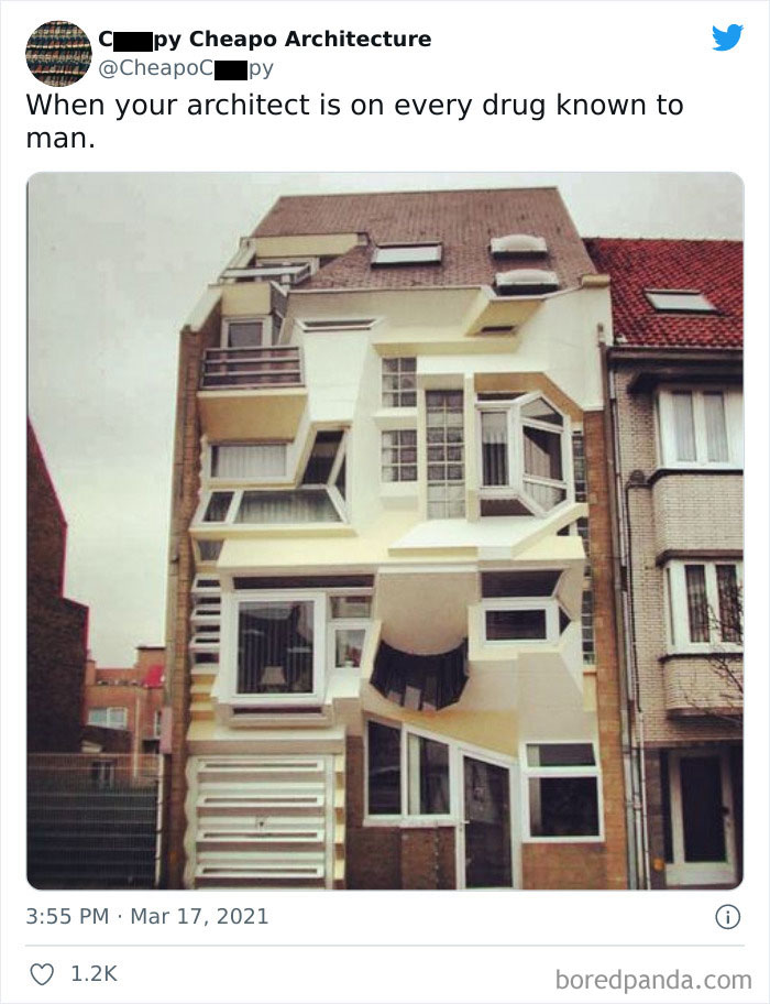 30 Examples Of Weird And Bad Architecture As Shared On This Twitter