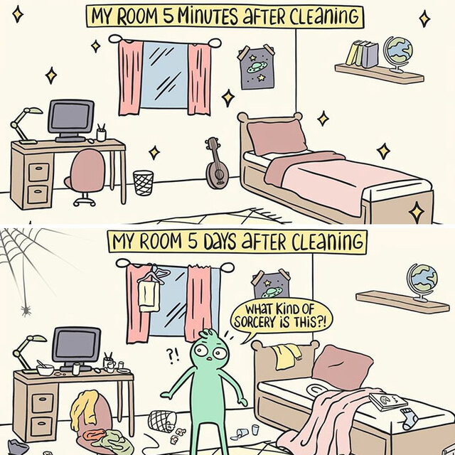 20 Times This Artist Illustrated Their Daily Struggles With ADHD DeMilked