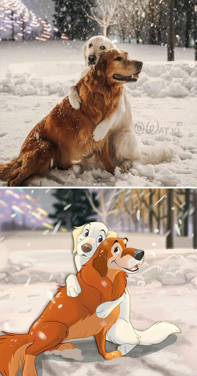 20 Illustrations Of Disneyfied Pets By Isa Bredt (New Pics) | DeMilked