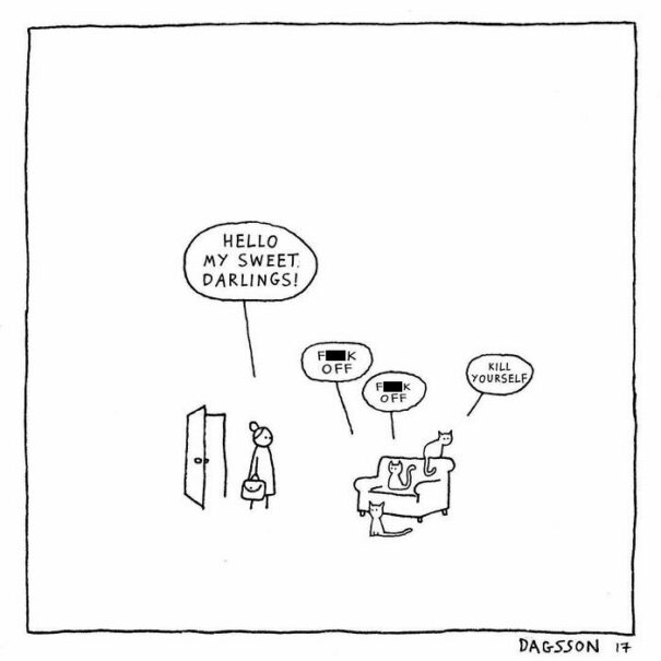 30 Times This Icelandic Artist Created Minimal Comics With Dark Humor ...