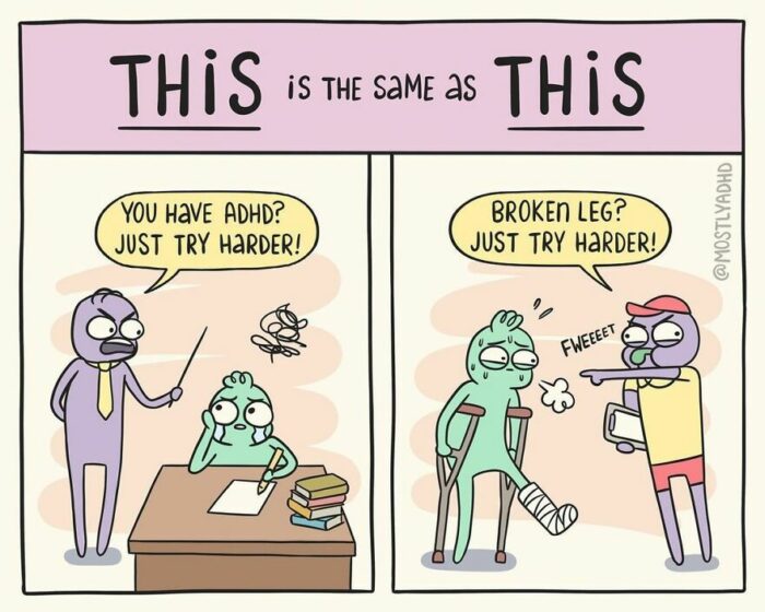 20 Times This Artist Illustrated Their Daily Struggles With ADHD | DeMilked