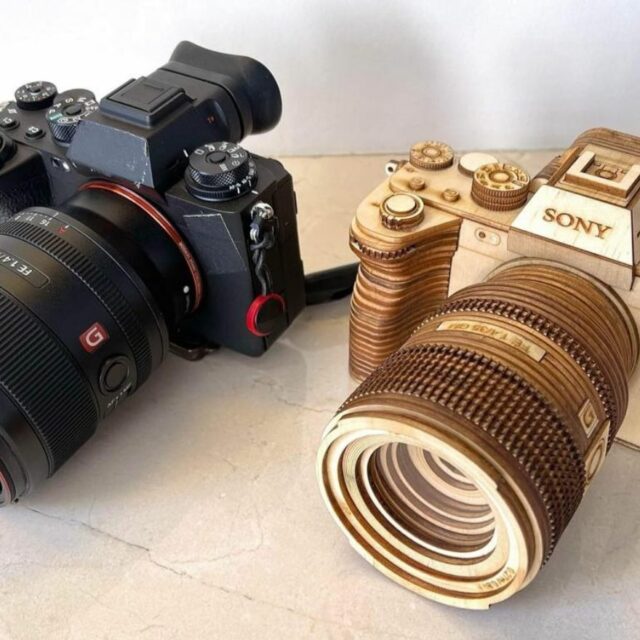 20 Times This Artist Recreated Popular Camera Models By Carving Wood In ...