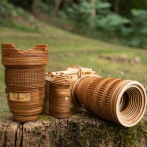 20 Times This Artist Recreated Popular Camera Models By Carving Wood In ...