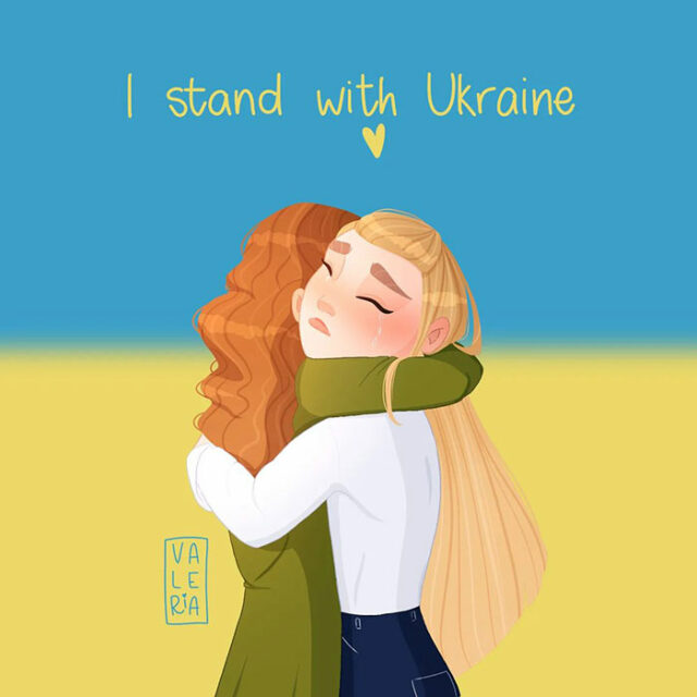 20 Incredible Artworks Showing Support For Ukraine, As Created By ...