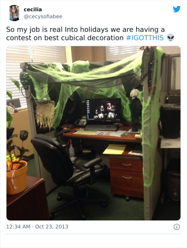 20 Amazing Photos Of Cubicle Decorations That Might Inspire You To ...