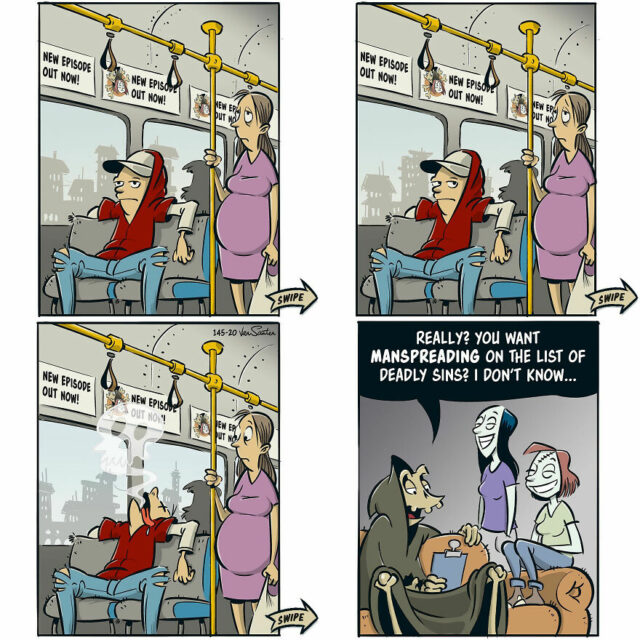 Artist Creates Funny Comics About A Dead Girl And Her Adventures In The ...