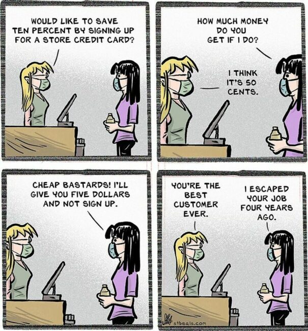 20 Funny Comics Illustrating The Everyday Life In The Retail Sector ...