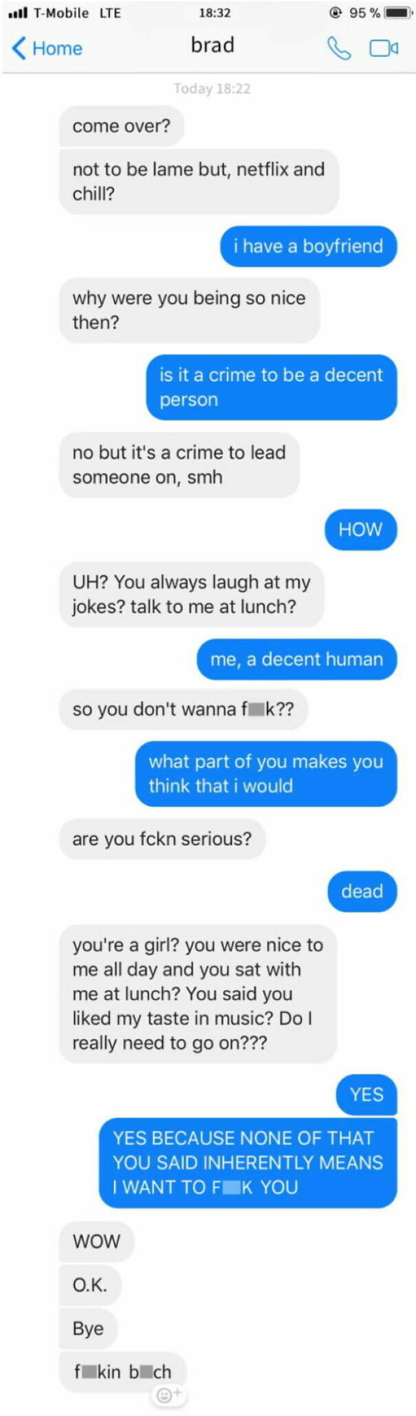 20 Cringey Texts From Guys Who Can't Take Rejection Properly | DeMilked