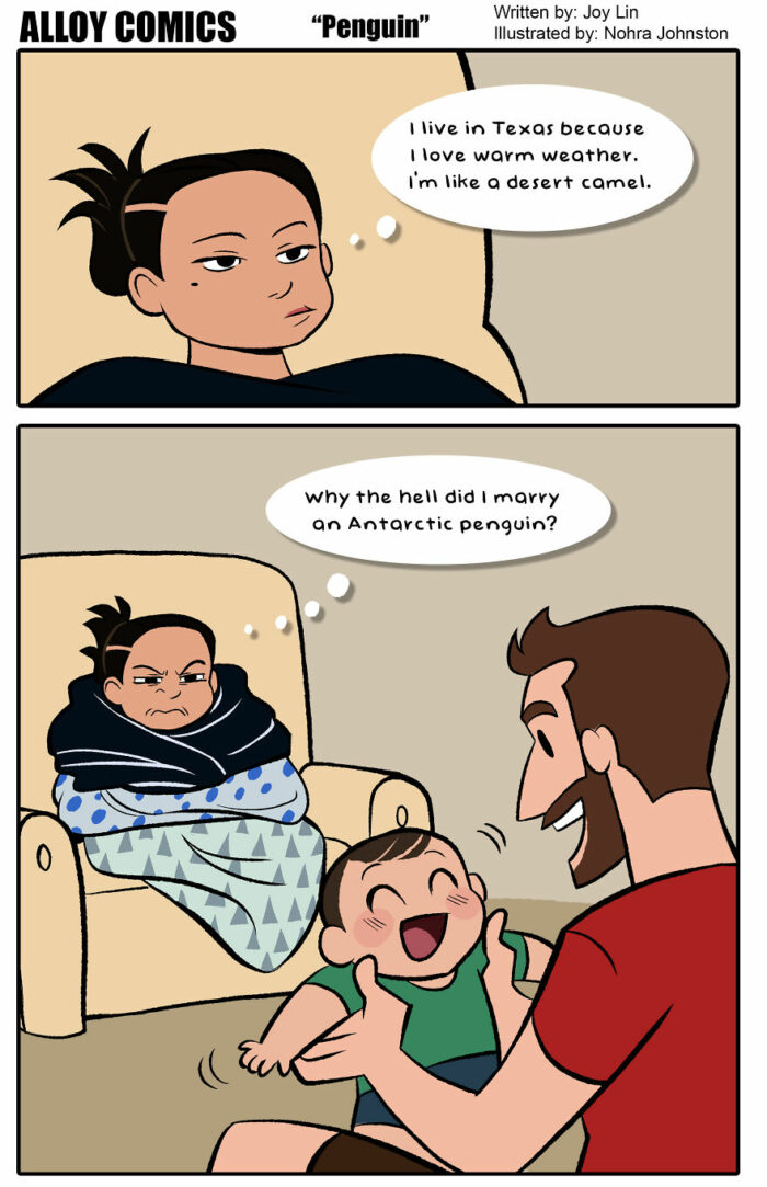 20 Times This Artist Created Comics Based On Her Married Life And ...