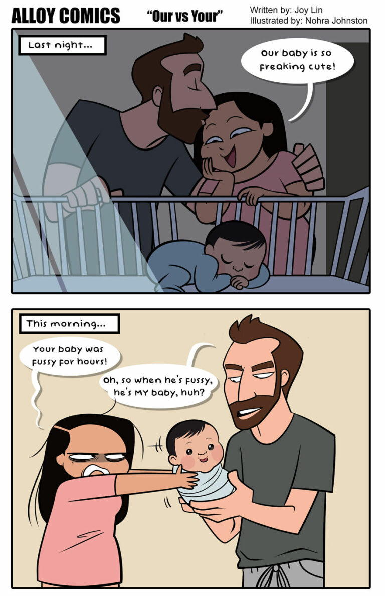 20 Times This Artist Created Comics Based On Her Married Life And ...