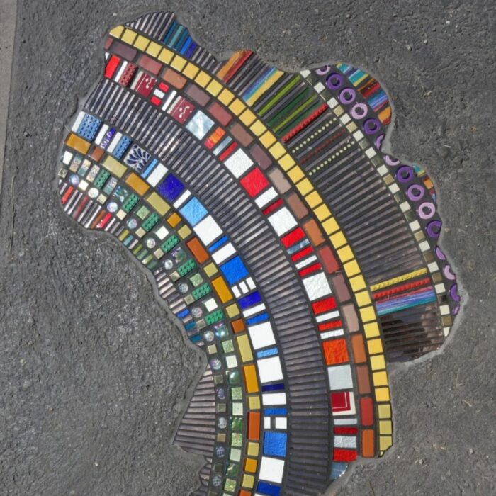 Artist Fixes Fractured Pavements By Patching Them Up With Colorful ...