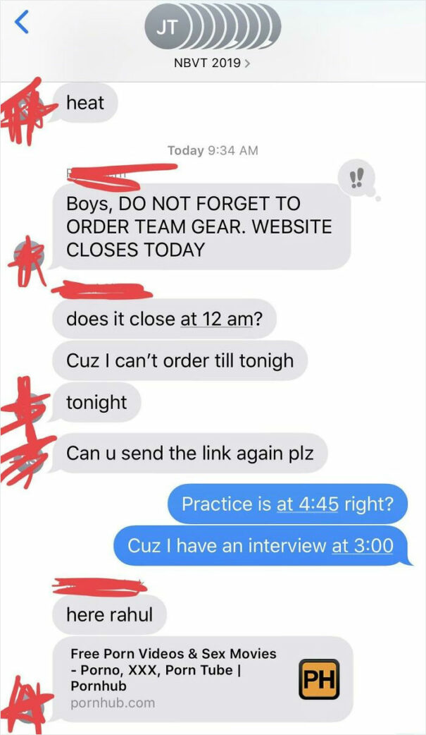 20 Times People Accidentally Sent A Private Message To A Group Chat ...