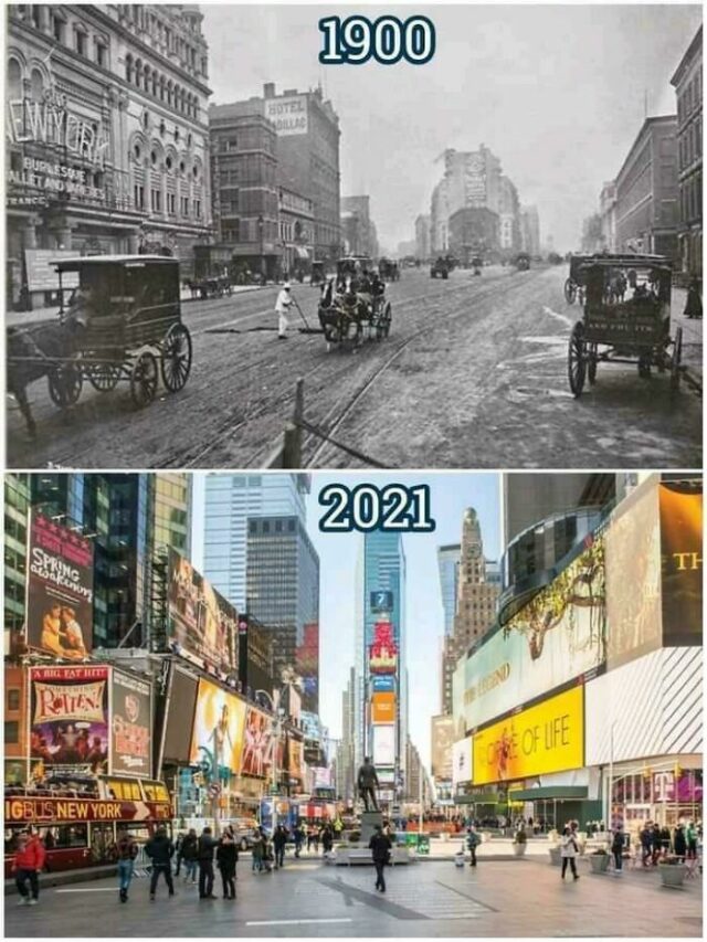 20 Then And Now Pics Of Random Places That Have Changed So Much In A ...