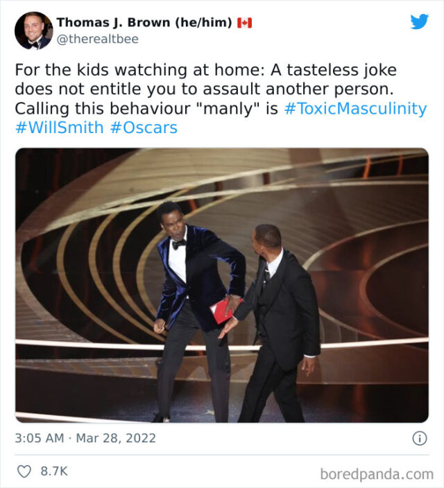 The Internet Reacts To Will Smith Smacking Chris Rock During The Live ...