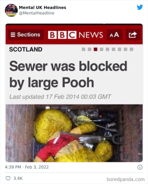 30 Of The Funniest Headlines From The UK, As Shared On This Popular ...