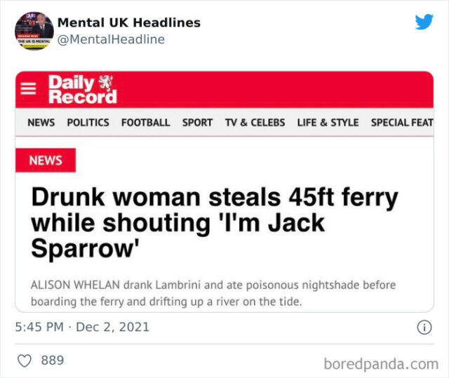 30 Of The Funniest Headlines From The UK, As Shared On This Popular ...