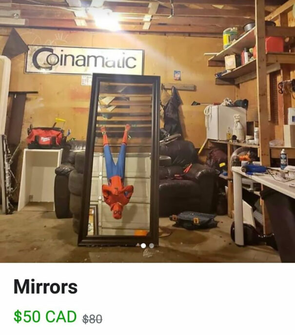 20 Times People Took Creative And Funny Pictures To Sell Their Mirrors ...