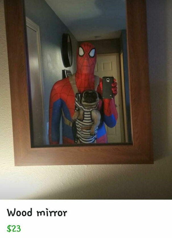 20 Times People Took Creative And Funny Pictures To Sell Their Mirrors ...
