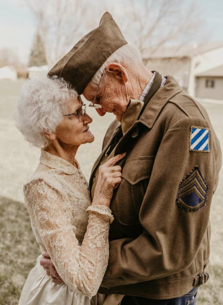 Celebrating 70 Years Of Marriage: Grandma Poses In Her Wedding Gown ...