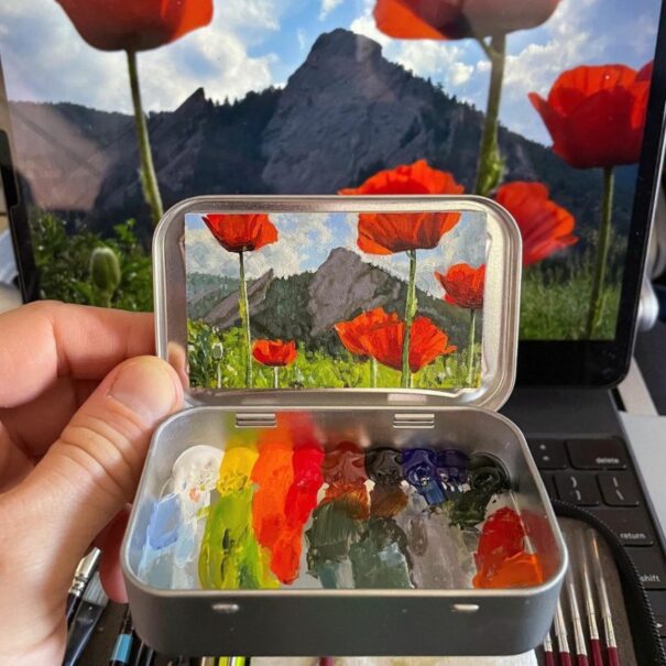 15 Beautiful Miniature Paintings Concealed Inside Mint Boxes, As ...