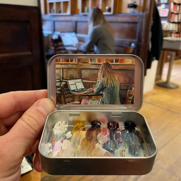 15 Beautiful Miniature Paintings Concealed Inside Mint Boxes, As ...