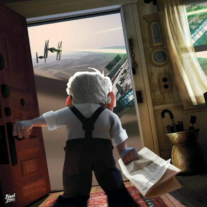 20 Times This Artist Hilariously Placed A Character In A Movie Or T.V ...