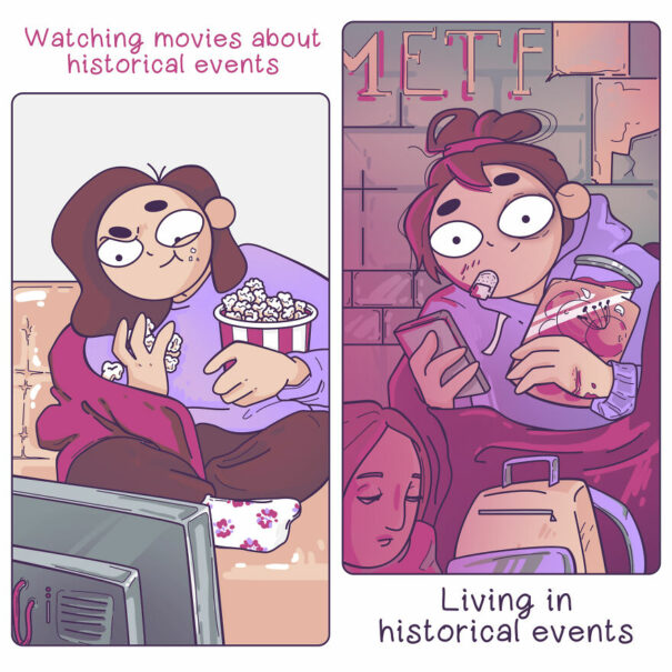 Artist Went To Ukraine To Volunteer And Made These 18 Comics To Show ...