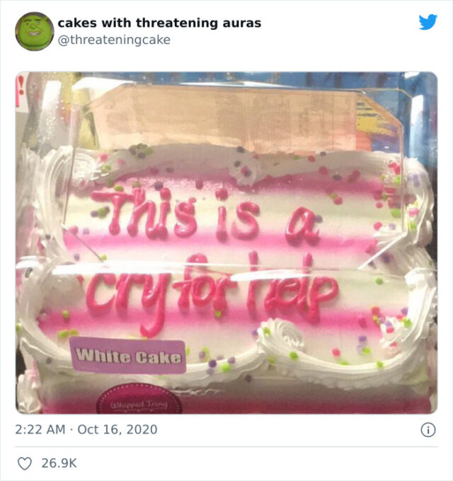 20 Of The Creepiest Cakes Shared On The Twitter Page 'Cakes With ...